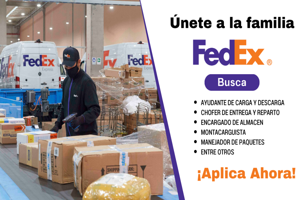 Únete a nuestra familia en FEDEX: Estamos buscando nuevos miembros para ...