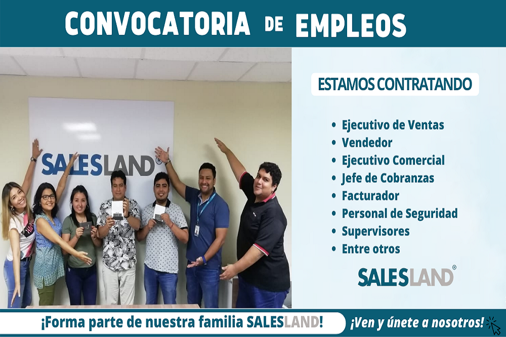 "Talentos en Venta: Únete al Equipo de Salesland Pacífico y Conviértete ...